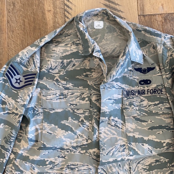 Shirts | Us Air Force Military Cano Bdu Top 44r Xl Abu | Poshmark